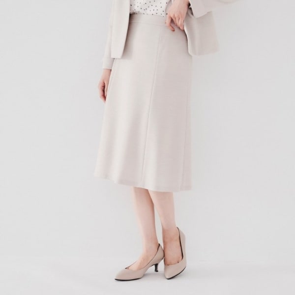 アンタイトル（UNTITLED）/【通勤スーツ】ウール混ジャージ マーメイドスカート