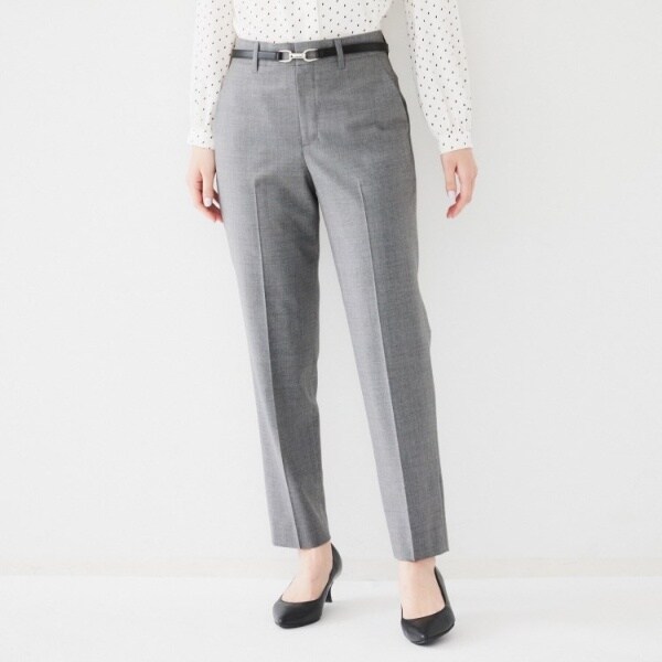 アンタイトル（UNTITLED）/【通勤スーツ】ウーステッド テーパードパンツ