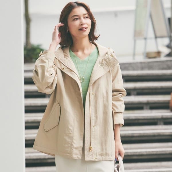 アンタイトル（UNTITLED）/【撥水春の軽羽織り】オーバーマウンテンパーカ