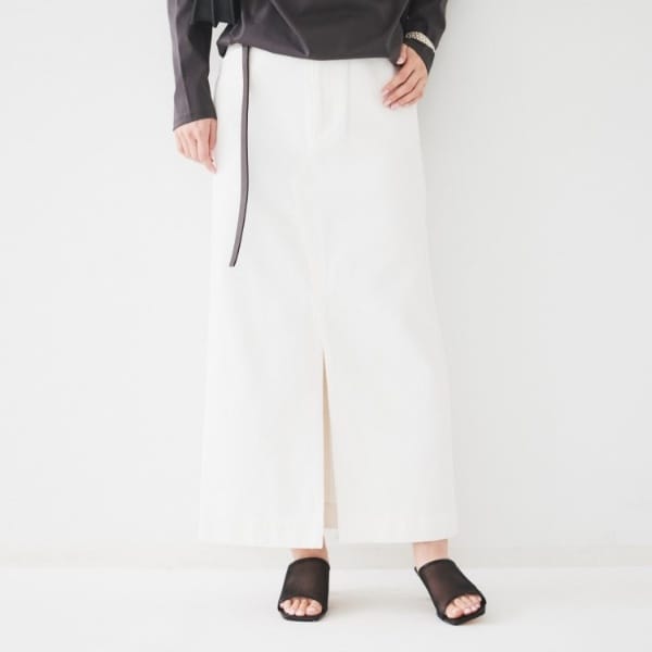 アンタイトル（UNTITLED）/セミタイトデニムスカート