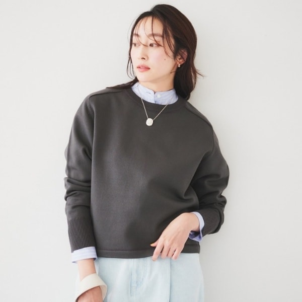 アンタイトル（UNTITLED）/【オンオフ使える】ドルマンスリーブ ニットプルオーバー