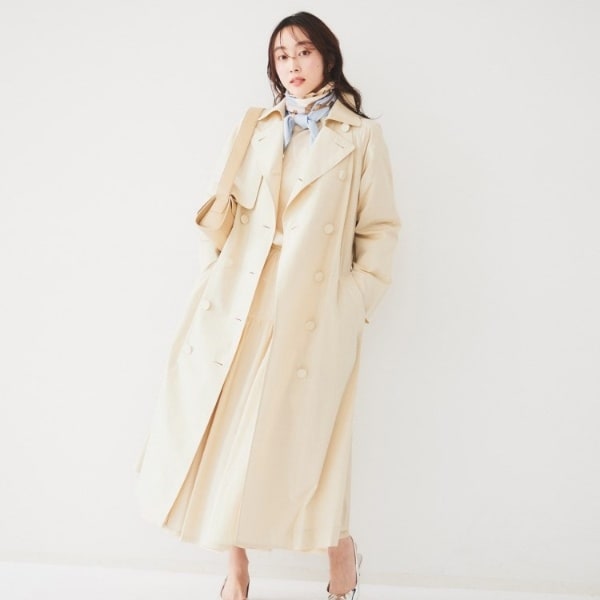アンタイトル（UNTITLED）/ライトコットン トレンチコート