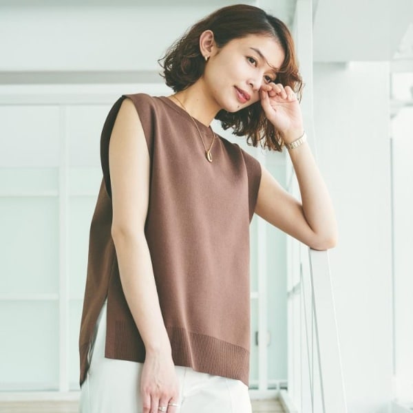 アンタイトル（UNTITLED）/【アンサンブル可能】ニットベスト