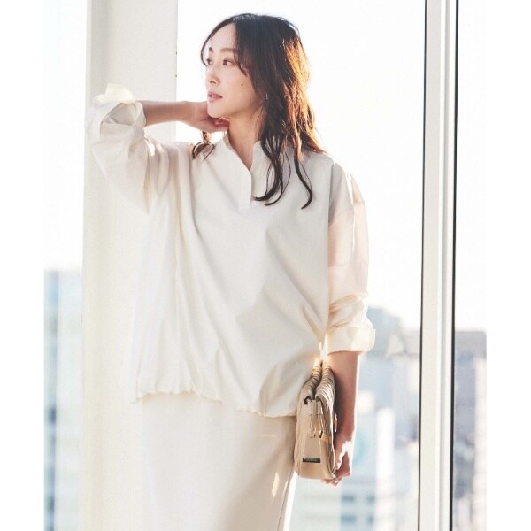 アンタイトル（UNTITLED）/【朝比奈 彩×Oggi×UNTITLED スペシャルコラボ】バルーンヘムブラウス