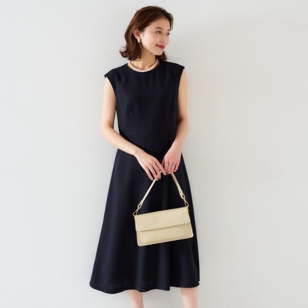 アンタイトル（UNTITLED）/【セットアップ可きれいめ】ドライタッチワンピース