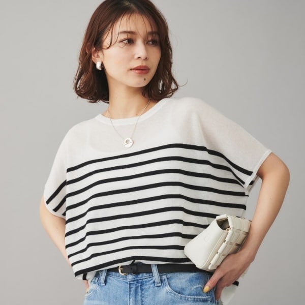 アンタイトル（UNTITLED）/【TRADITIONAL WEATHERWEAR】LYNE KNIT SHEERプルオーバー