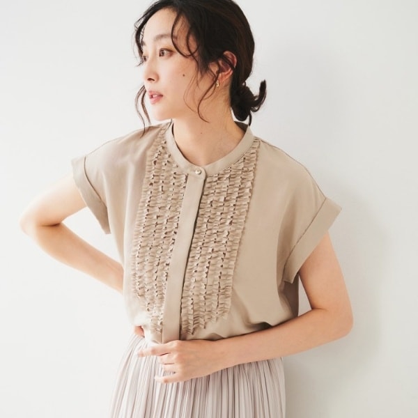 アンタイトル（UNTITLED）/フィブリルフリルブラウス