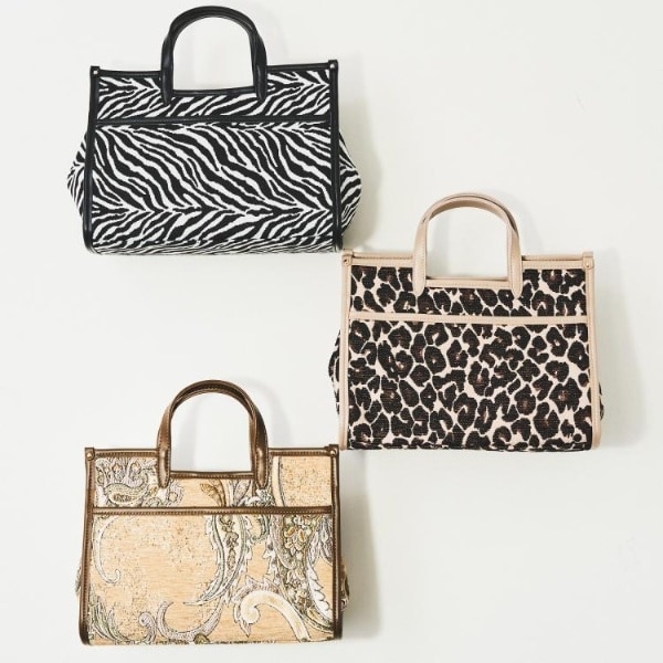 アンタイトル（UNTITLED）/【選べる3柄】ジャカードミディアムトート