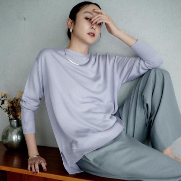 アンタイトル（UNTITLED）/【8色展開体型カバー】魅せるタイムレスニット