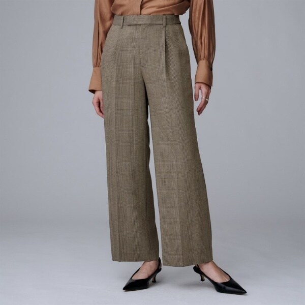 アンタイトル（UNTITLED）/ウールライク ワイドパンツ