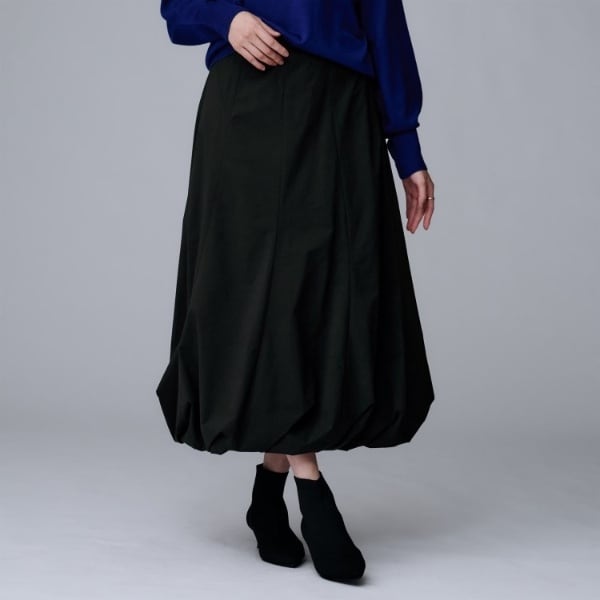 アンタイトル（UNTITLED）/【ストレッチ素材撥水加工】バルーンスカート