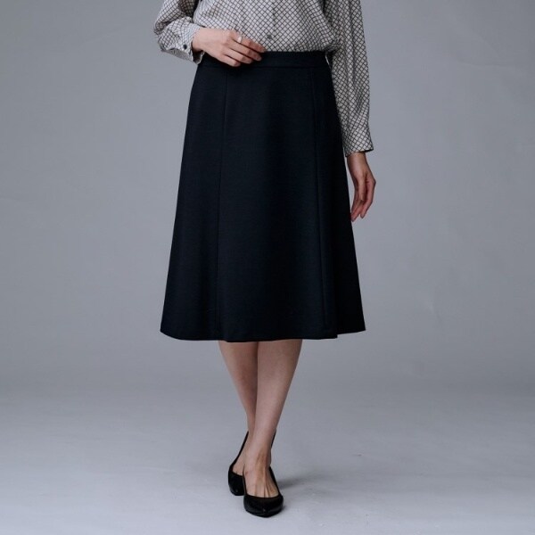アンタイトル（UNTITLED）/【洗えるスーツ／ストレッチ】ウール混ジャージ マーメイドスカート