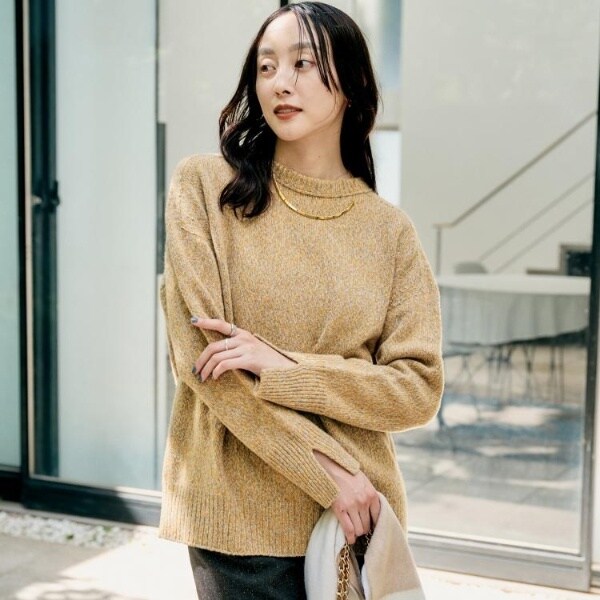 アンタイトル（UNTITLED）/三つ杢カラーニット