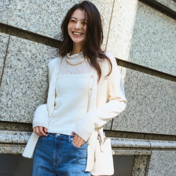 アンタイトル（UNTITLED）/【トレンド柔らかな素材感】ビスチェセットカーディガン