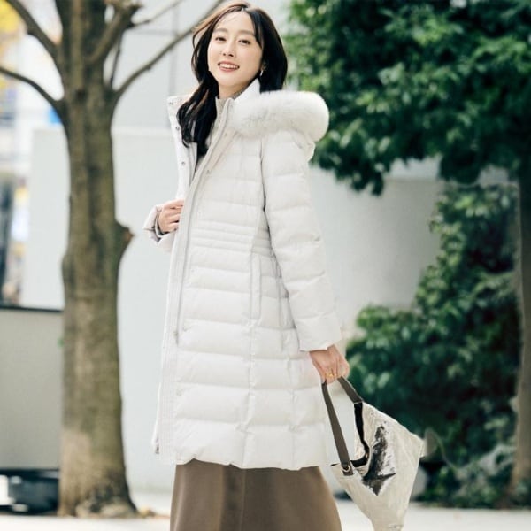 アンタイトル（UNTITLED）/【はっ水機能フード取り外し可防寒】ロングダウンコート