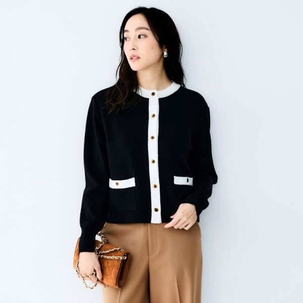 【NEW】アンタイトル（UNTITLED）/ミラノリブカーディガン