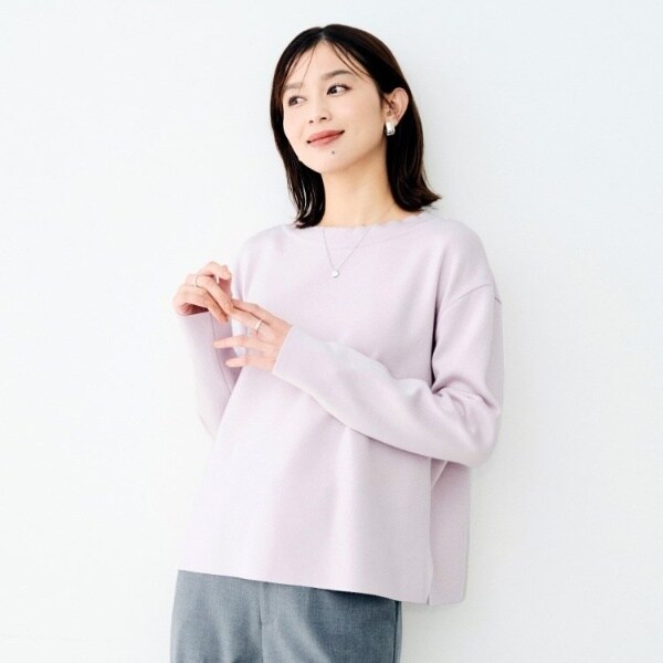 【NEW】アンタイトル（UNTITLED）/ミラノリブコンパクトニット