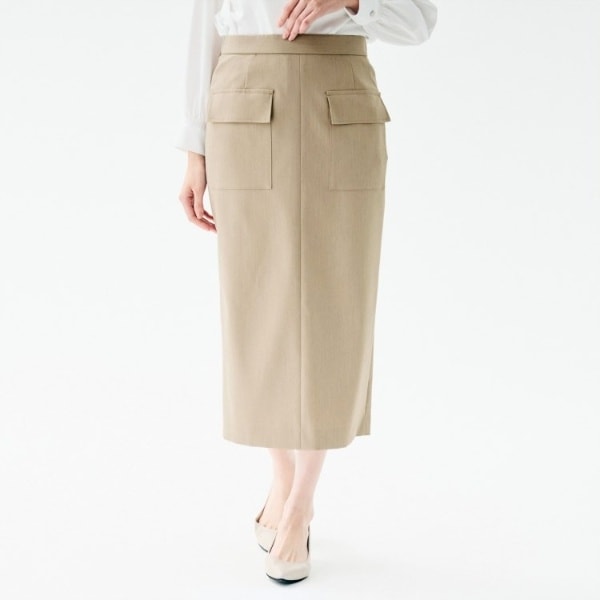 【NEW】アンタイトル（UNTITLED）/アウトポケット ナロースカート