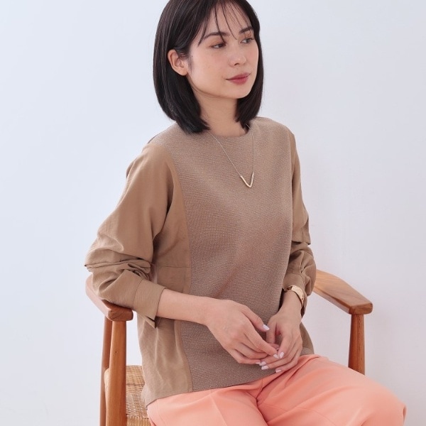 インディヴィ（INDIVI）/【洗える／パーソナルカラー】トーンアップニット