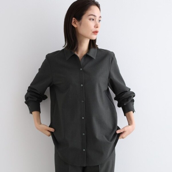 インディヴィ（INDIVI）/【日本製／SETUP可能】カジュアルシャツ