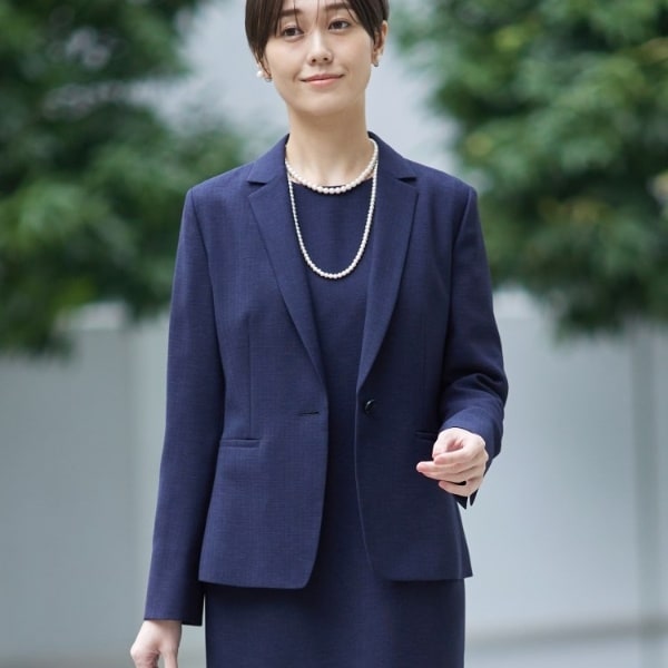 インディヴィ（INDIVI）/【洗える／スーツ】テーラードカラージャケット