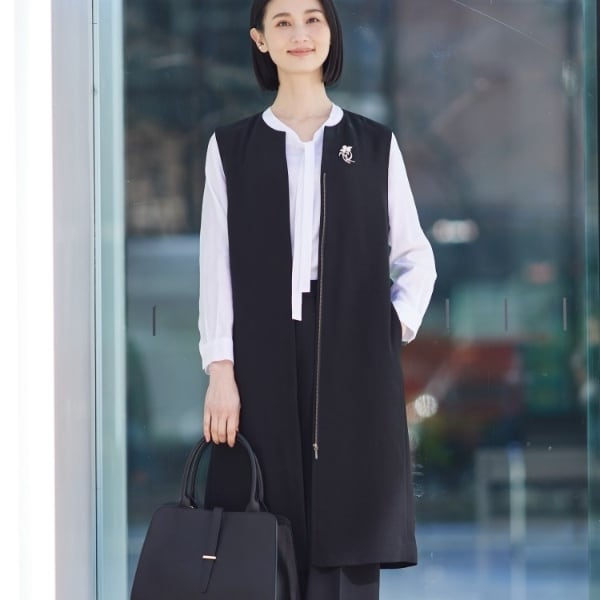 インディヴィ（INDIVI）/【着る日傘遮熱UVケア】ロングジレジャケット