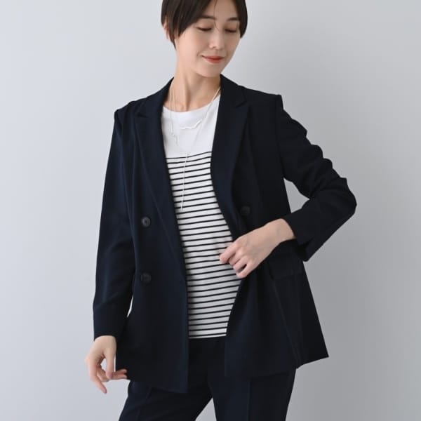 インディヴィ（INDIVI）/【着る日傘遮熱UVケア】ダブルジャケット