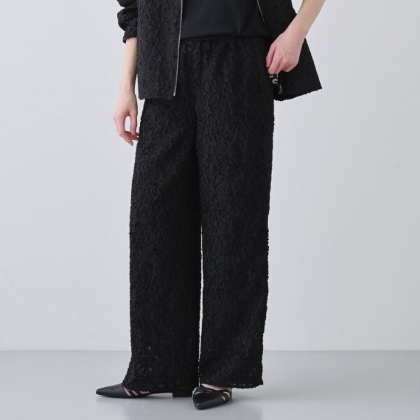 インディヴィ（INDIVI）/【日本製／SETUP可能】ワイドイージーパンツ