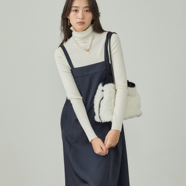 インディヴィ（INDIVI）/【洗える／UVケア】スリップワンピース