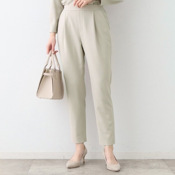 インディヴィ（INDIVI）/【洗える／SETUP可能】テーパードパンツ
