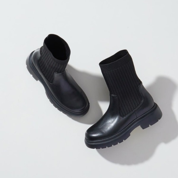 インディヴィ（INDIVI）/ストレッチミドルブーツ