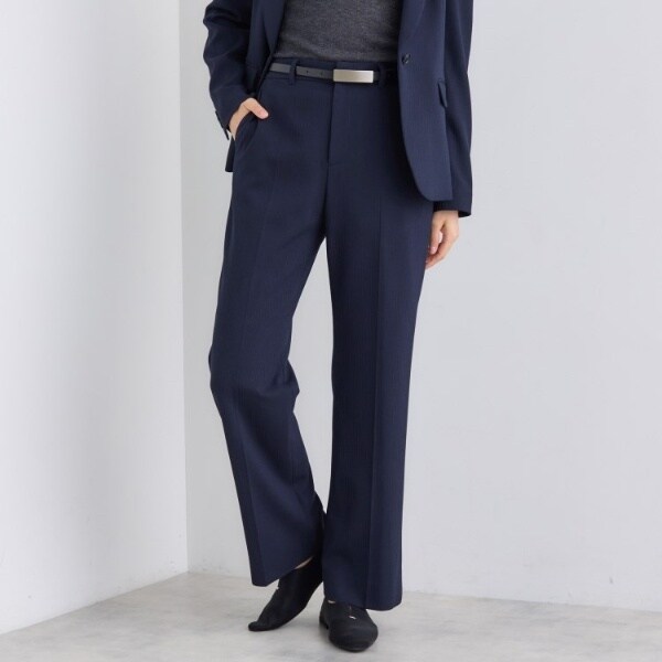 インディヴィ（INDIVI）/【日本製／通勤スーツ】プレシャスドビー テーパードパンツ