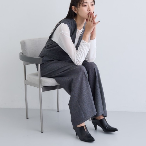 インディヴィ（INDIVI）/【トレンド／スタイルアップ】ストレッチコンビネゾン