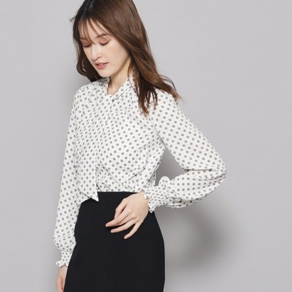 クード シャンス（COUP DE CHANCE）/【洗える】ボウタイブラウス