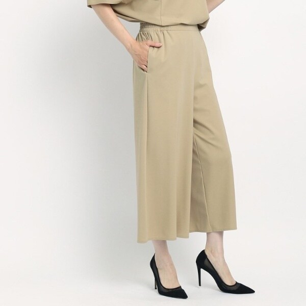 クード シャンス（COUP DE CHANCE）/【洗える／日本製】リラクシーワイドパンツ