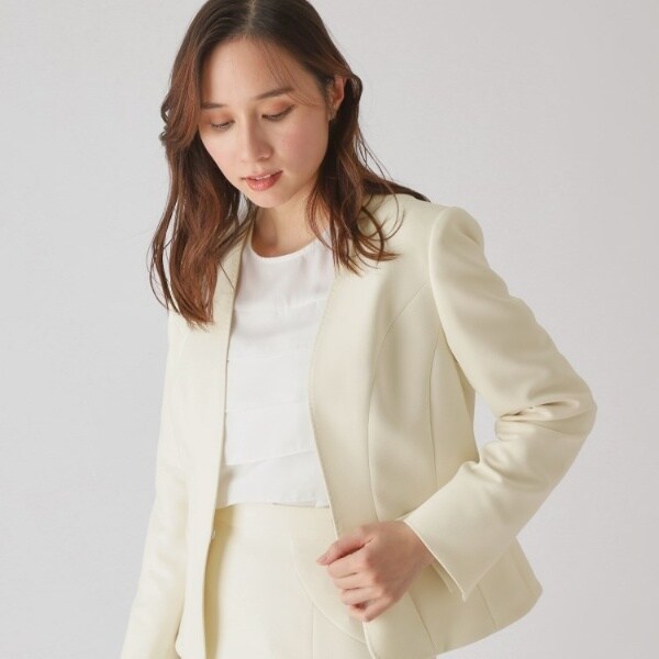 クード シャンス（COUP DE CHANCE）/【洗える／日本製】カラーレスジャケット