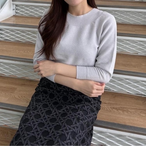 クード シャンス（COUP DE CHANCE）/【洗える／日本製】無縫製ニットトップス