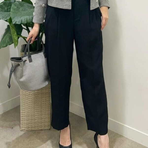 クード シャンス（COUP DE CHANCE）/【洗える／ウエストゴム】テーパードパンツ