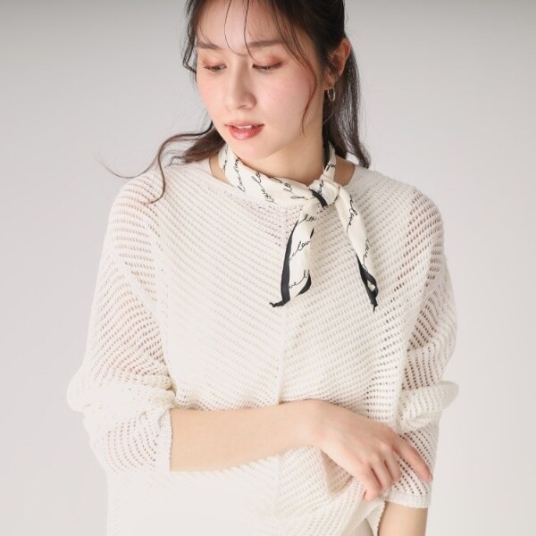 クード シャンス（COUP DE CHANCE）/【洗える／日本製】和紙混ニットプルオーバー