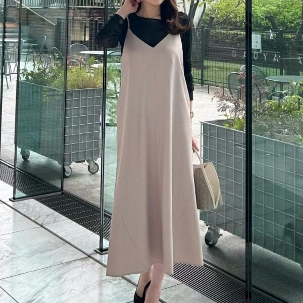 クード シャンス（COUP DE CHANCE）/【洗える／日本製】キャミソールワンピース