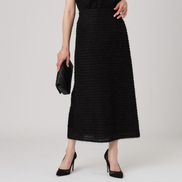 クード シャンス（COUP DE CHANCE）/【手洗い可／日本製】ジャカードのロングスカート