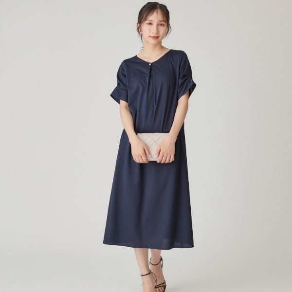 クード シャンス（COUP DE CHANCE）/【手洗い可／日本製】リラクシーワンピース
