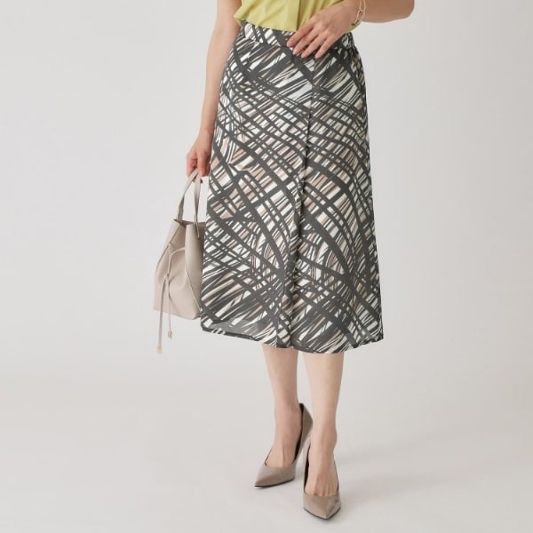 クード シャンス（COUP DE CHANCE）/【手洗い可／日本製】チェック柄のスカート