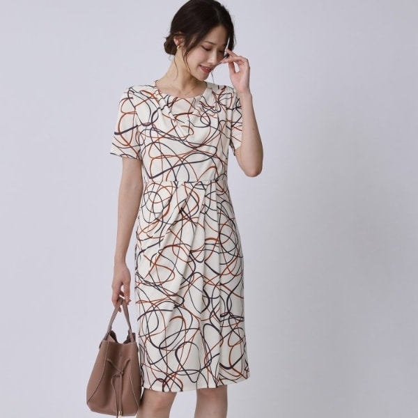 クード シャンス（COUP DE CHANCE）/【手洗い可／日本製】ジャージ素材タイトワンピース