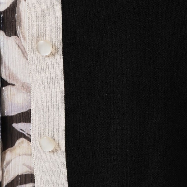 クード シャンス（COUP DE CHANCE）/【手洗い可】幾何柄風ジャカードカーディガン