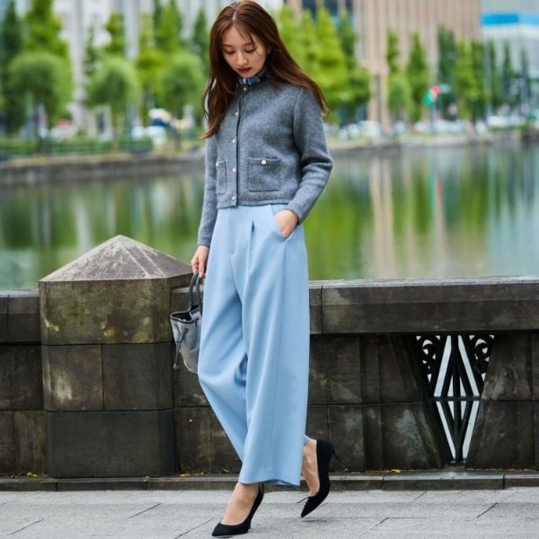 クード シャンス（COUP DE CHANCE）/【手洗い可／日本製】タックワイドパンツ