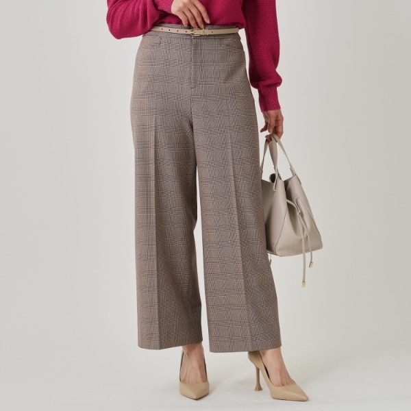 【NEW】クード シャンス（COUP DE CHANCE）/【手洗い可】ストレートワイドパンツ