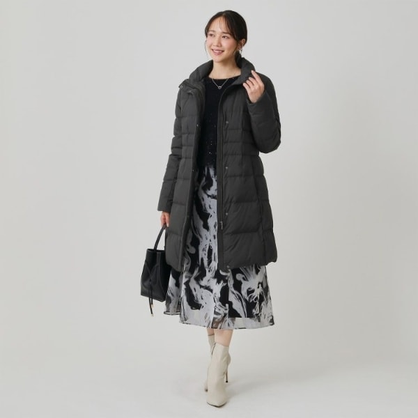 クード シャンス（COUP DE CHANCE）/【フランス産ホワイトダックダウン／FP800保温性◎／抗菌防臭／手洗い可】ロングダウンコート
