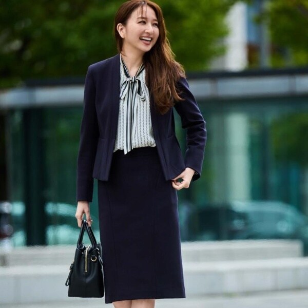 クード シャンス（COUP DE CHANCE）/【日本製／セットアップ可】ジャージ素材タイトシルエットスカート