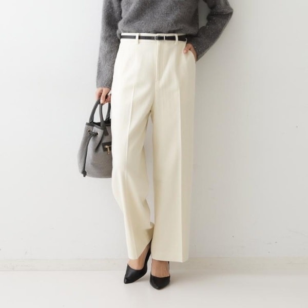 クード シャンス（COUP DE CHANCE）/【日本製】ラメ入りツイードパンツ